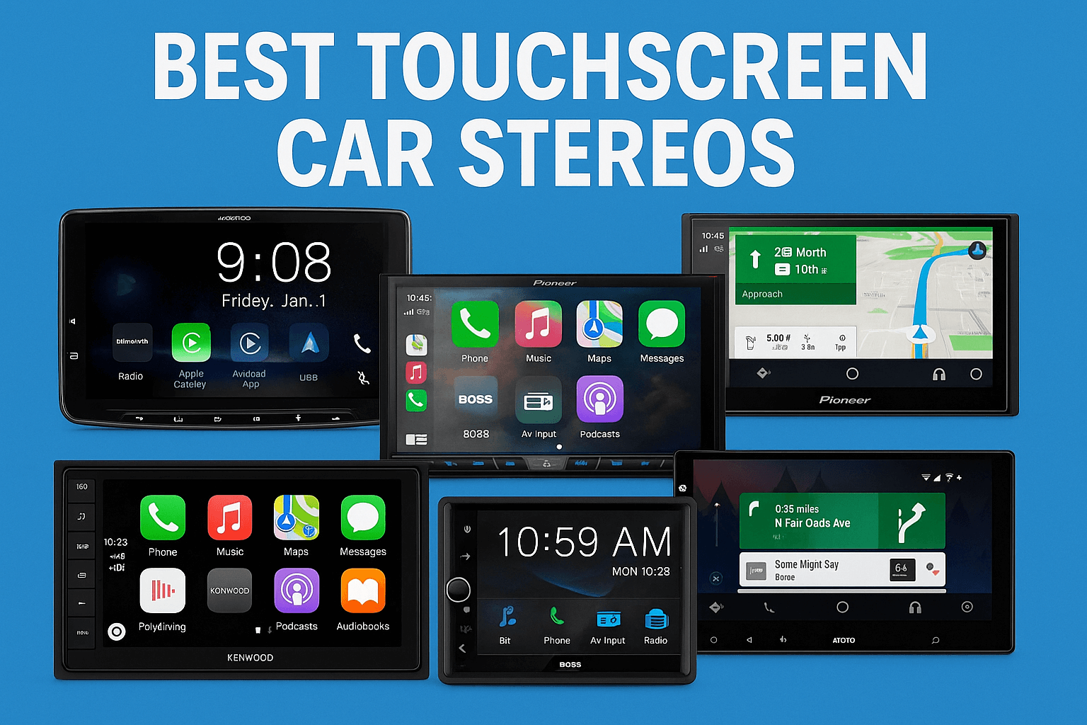 5 Best Touchscreen Car Stereos In 2025 - Auto Stereo Guide